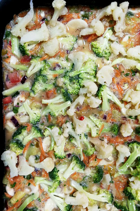 Zucchini flesh egg bake - Anna Cooking Concept